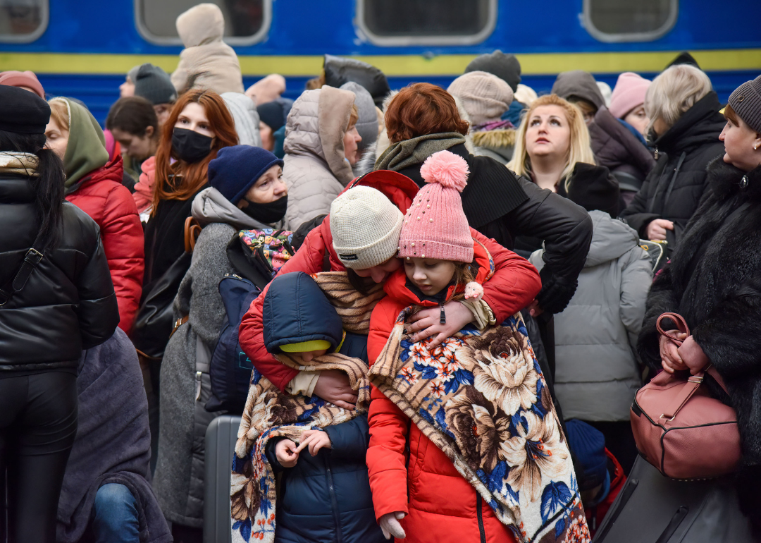 Countries Accepting the Most Ukrainian Refugees | Stacker