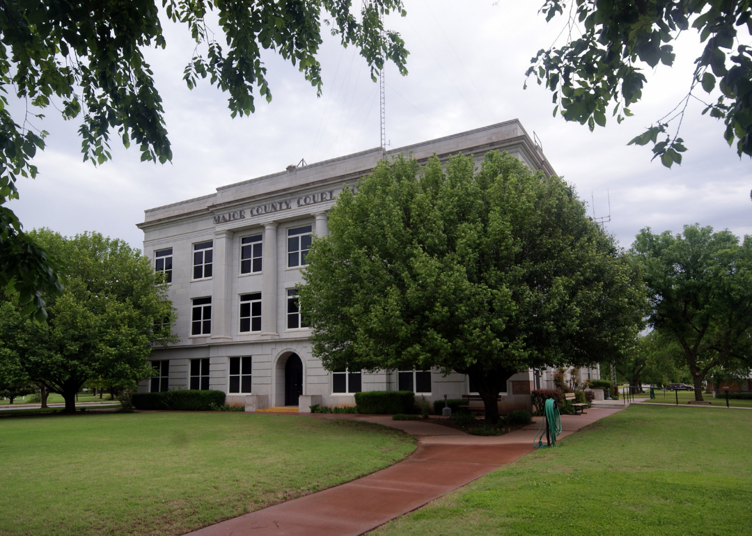 Warmest Decembers in Major County, Oklahoma History | Stacker